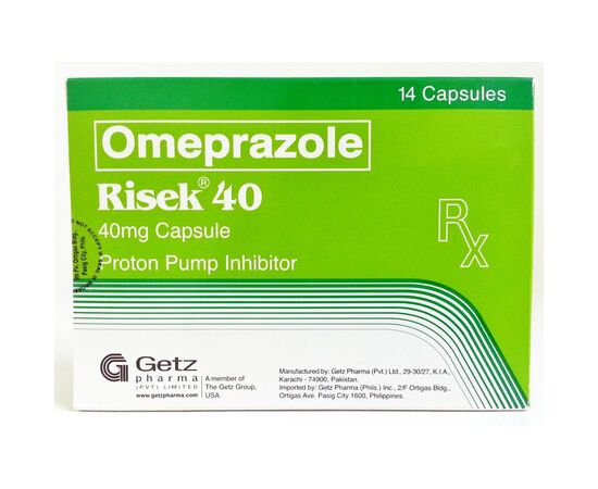 RISEK 40 Omeprazole 40mg Capsule 14's price in the Philippines | MedsGo ...